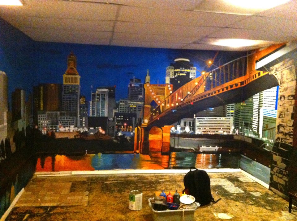Basement Skyline of Cincinnati – carbonbased design